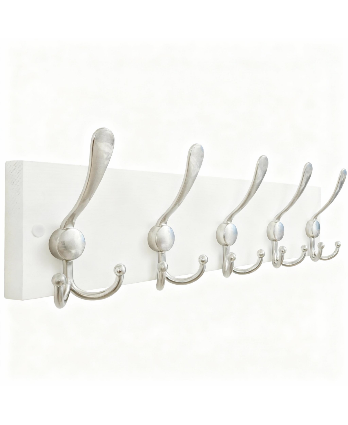 Click here for Yigii Wall Coat Rack 5 Hooks - White prices