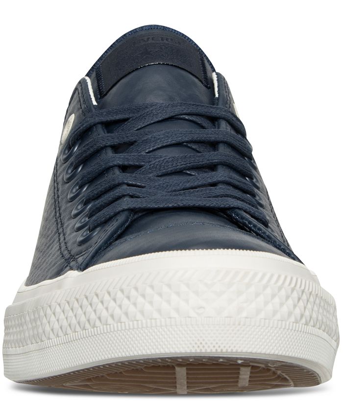 Converse Men's Chuck Taylor All Star II Ox Mesh Backed Leather Casual ...