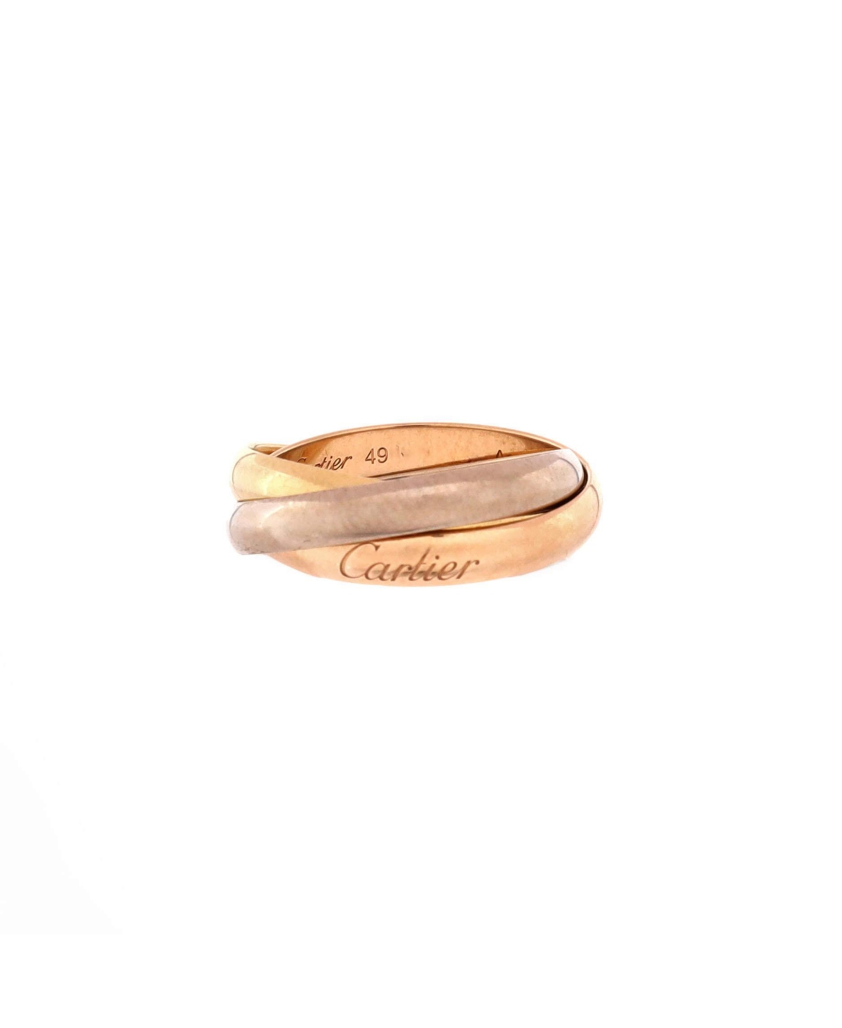 Click here for Pre-Owned Cartier Trinity Ring - 18k tri colored g... prices