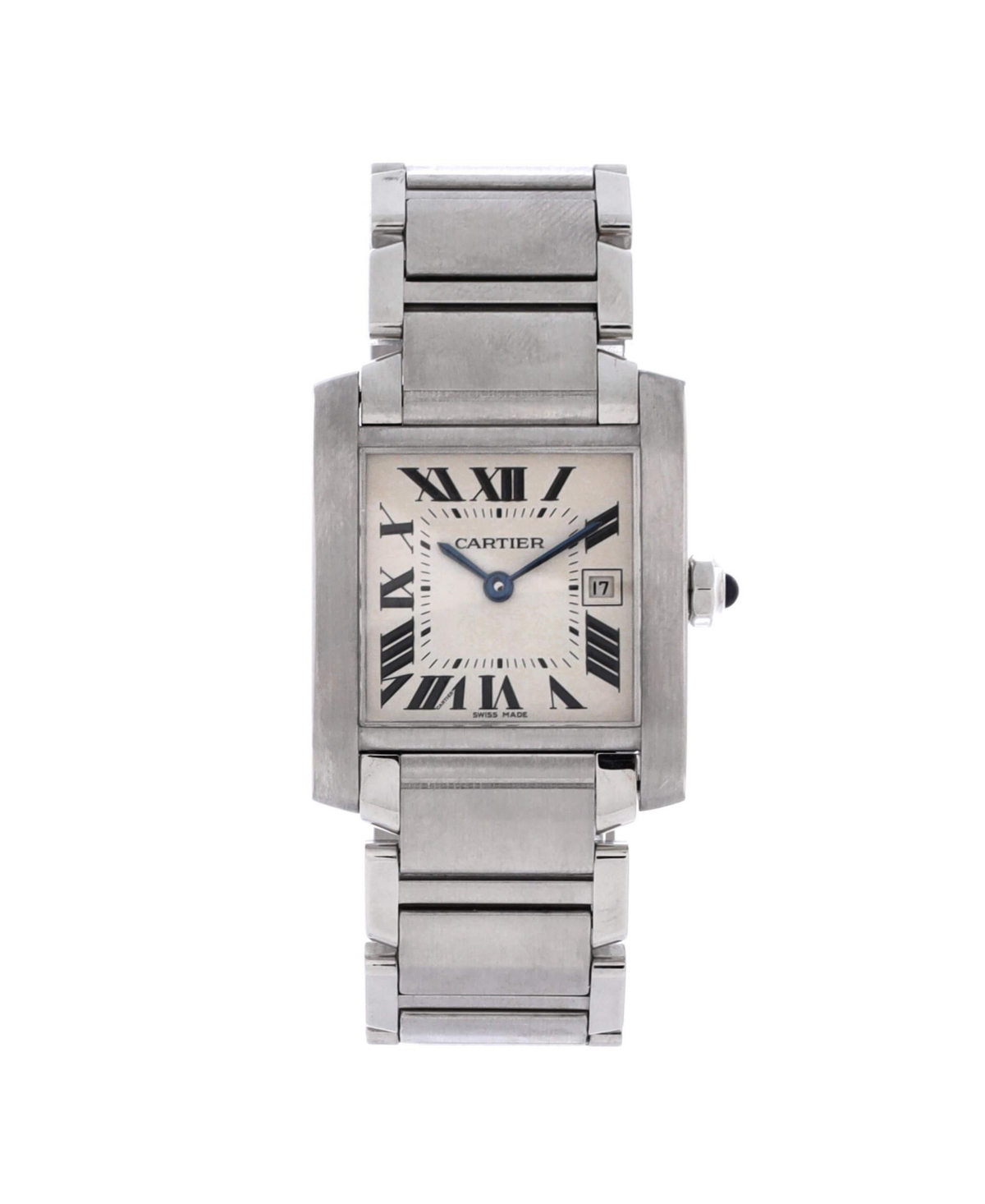 Click here for Pre-Owned Cartier Tank Francaise Quartz Watch in S... prices