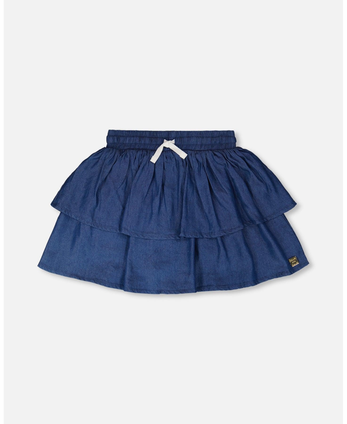 Click here for Deux par Deux Toddler Girls Chambray Skort - Bleu... prices