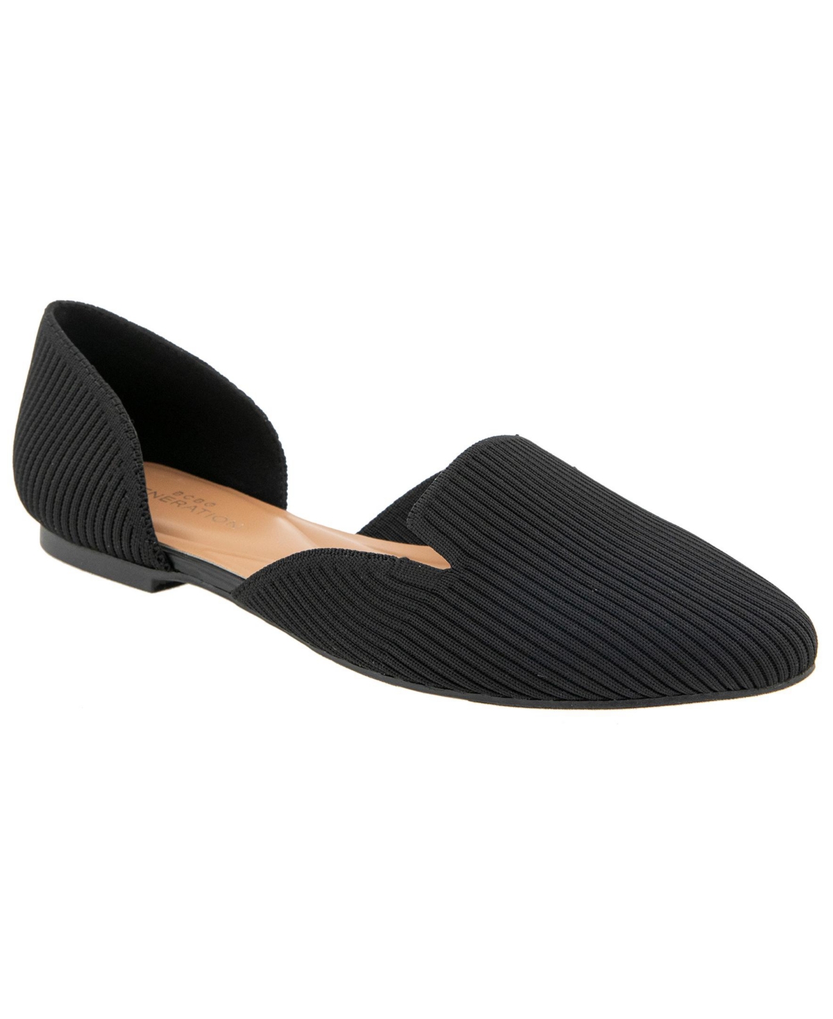 Click here for Womens Gaby B DOrsay Flat - Black prices