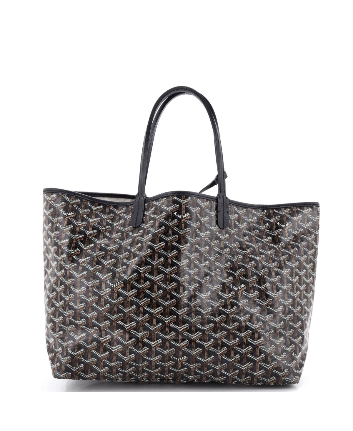 Click here for Pre-Owned Goyard Pm Saint Louis Tote Coated Canvas... prices