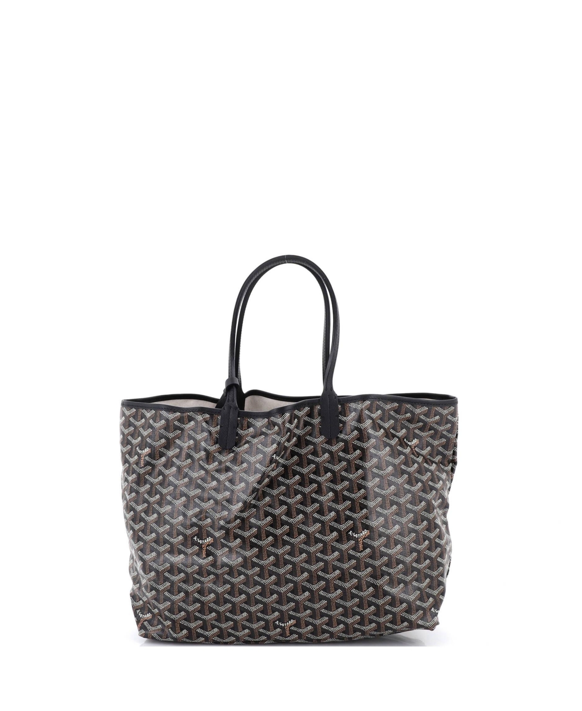 Click here for Pre-Owned Goyard Pm Saint Louis Tote Coated Canvas... prices