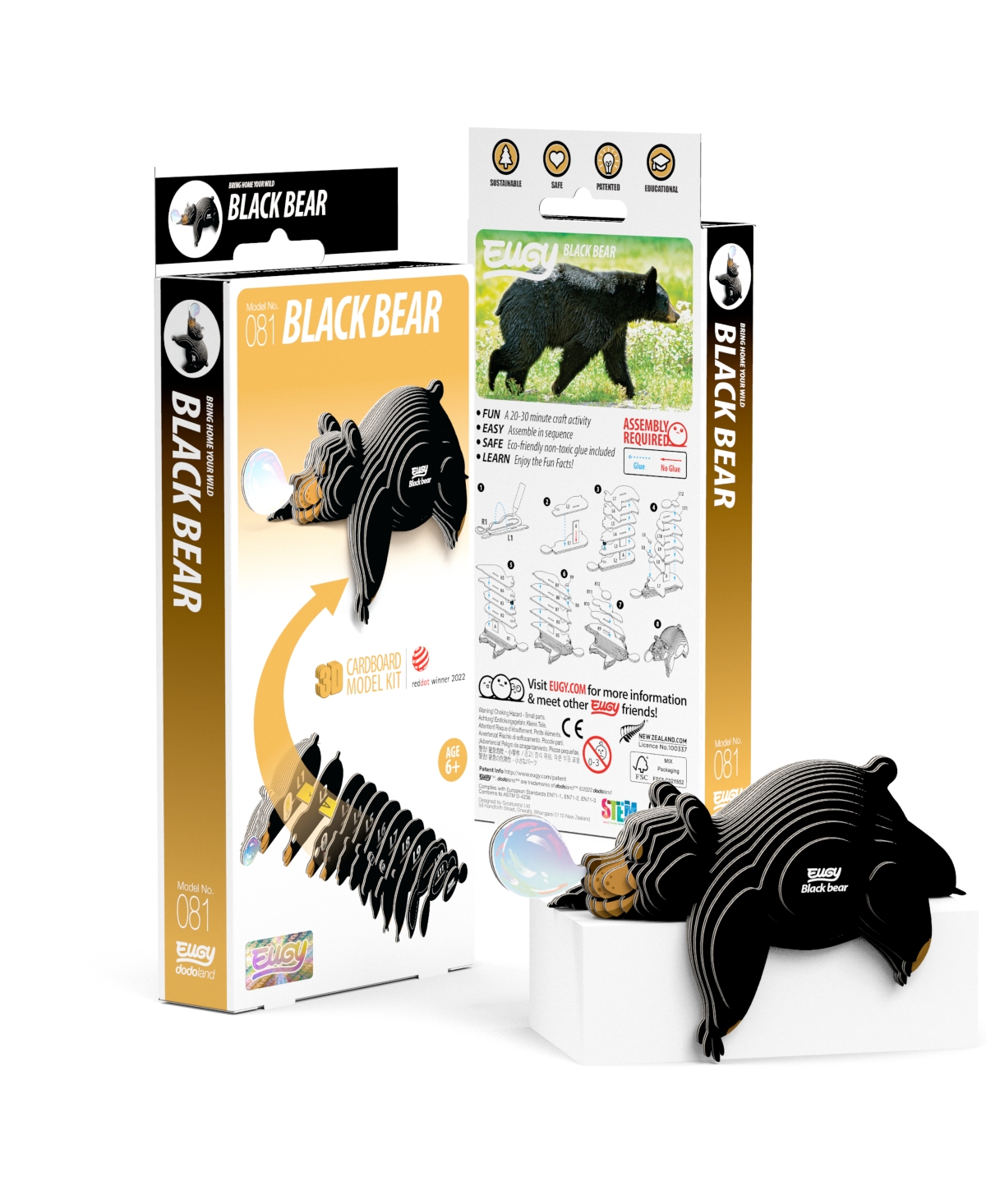 Click here for Eugy Animal Toy 3D Puzzle Bear prices