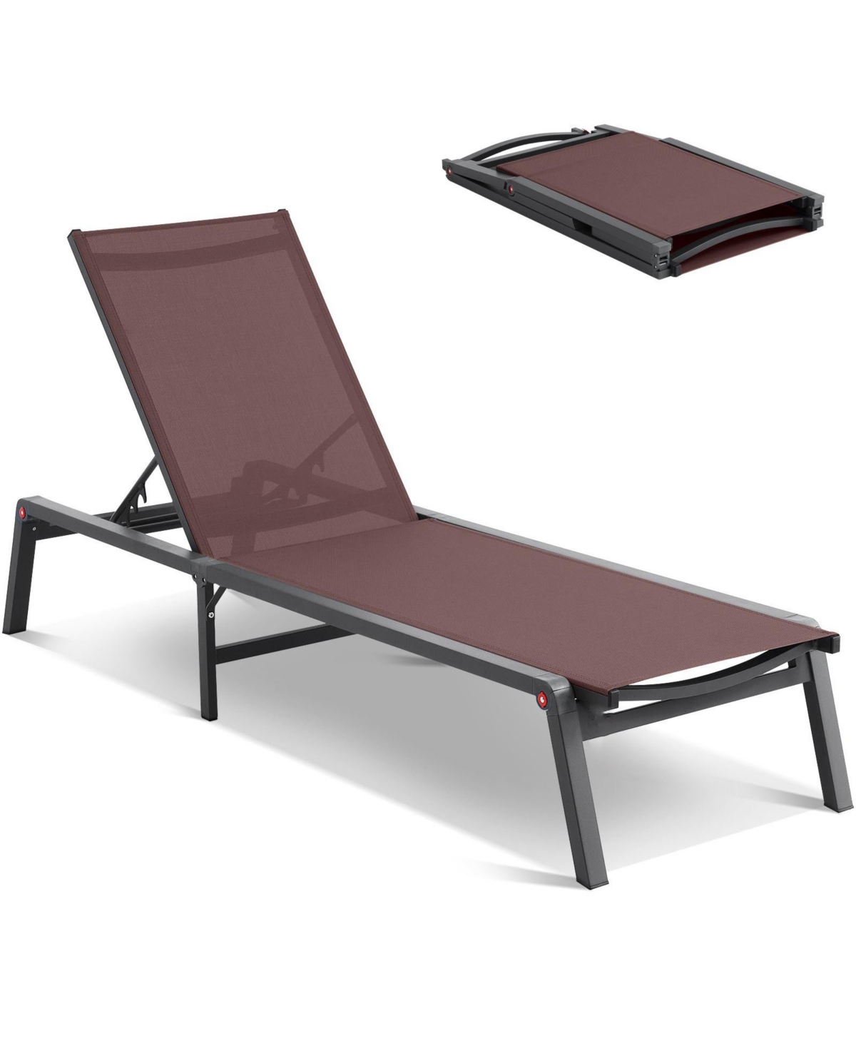 Click here for Draft - Mecale Outdoor Patio Chaise Lounge Chair w... prices