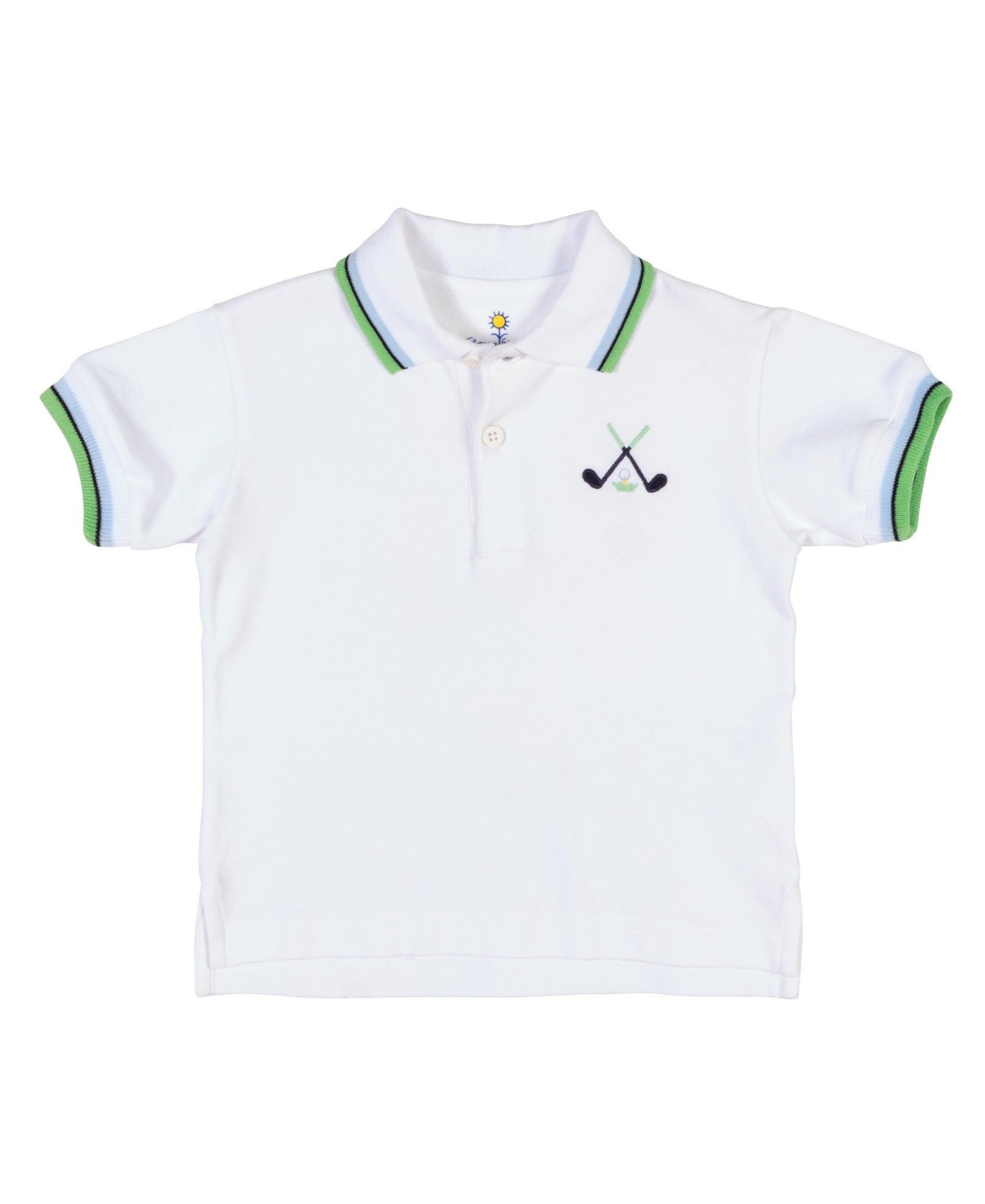 Click here for Florence Eiseman Toddler Boy Knit Polo With Golf C... prices