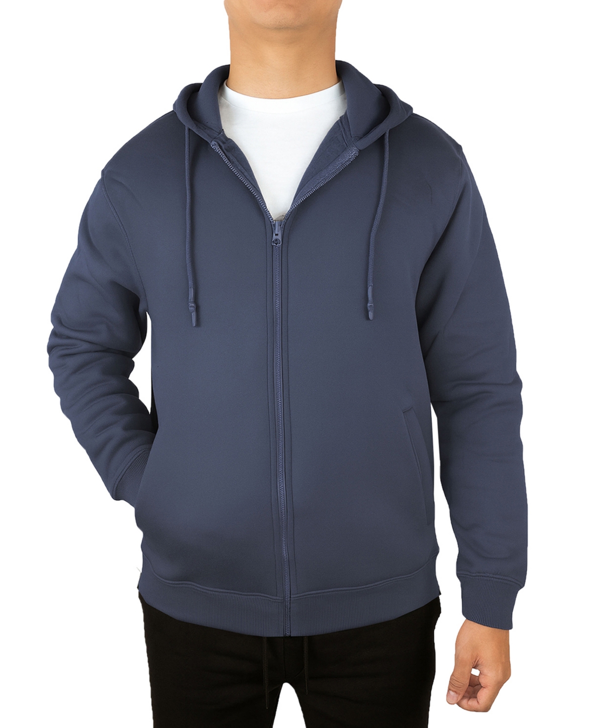 Click here for Blue Ice Mens Full Zip Regular-Fit Hooded Sweatshi... prices