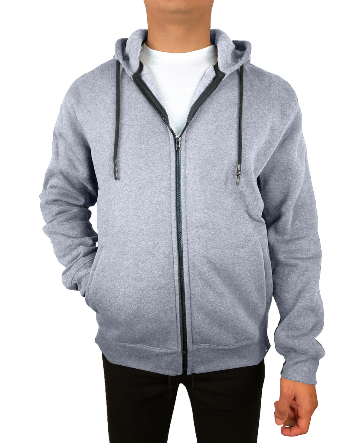 Click here for Blue Ice Mens Full Zip Regular-Fit Hooded Sweatshi... prices