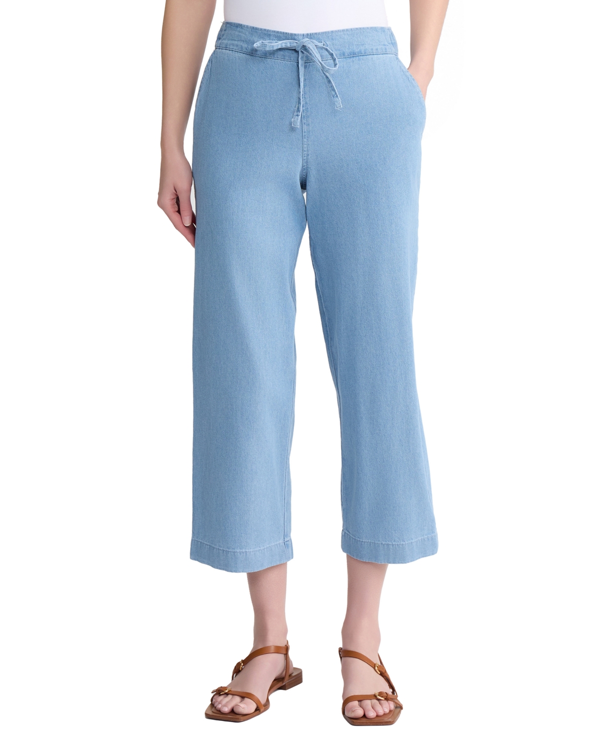 Click here for Jones New York Petite Wide Leg Pants - Pisces Wash prices