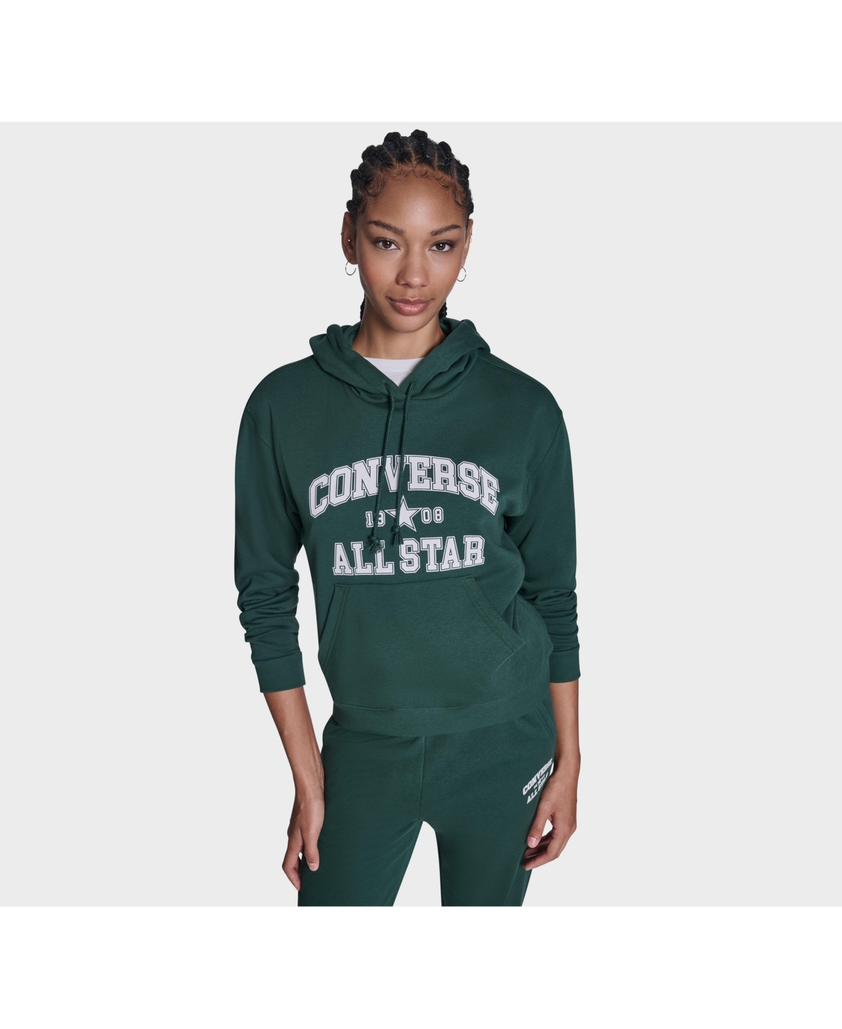 Click here for Converse Womens All Star Pullover Hoodie - Branch... prices