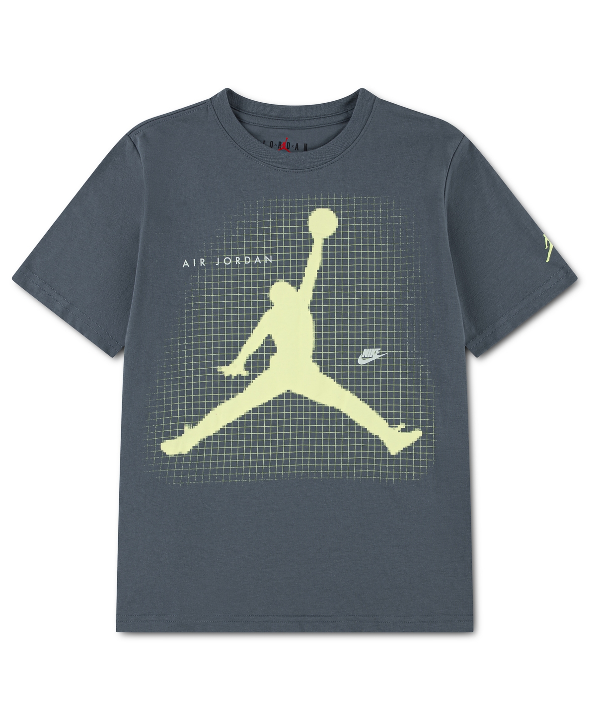 Click here for Jordan Boys 8-20 Jumpman Grid Blur Crewneck T-Shir... prices