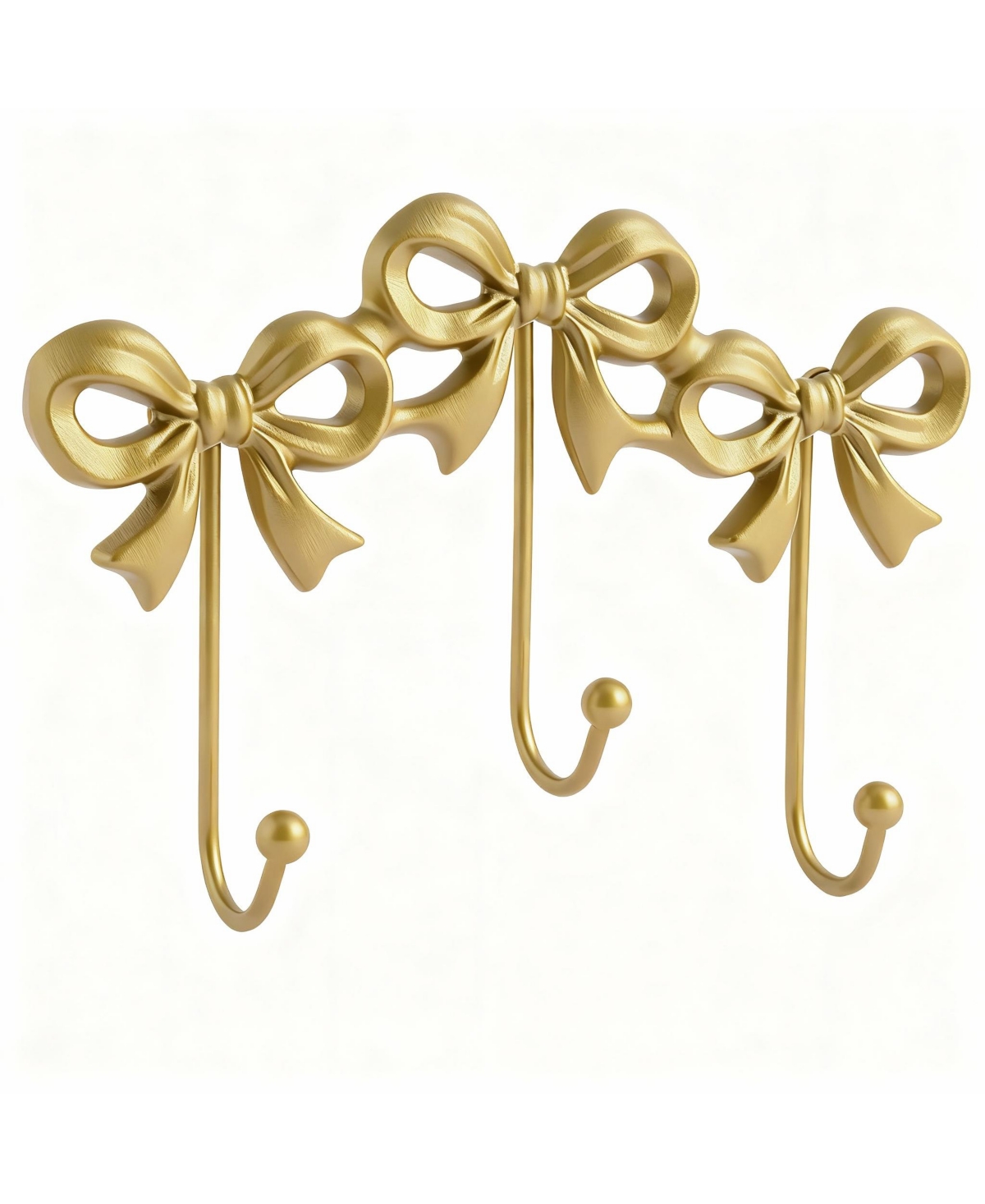 Click here for Draft - Cast Iron Bow Wall Hooks - Elegant Decor f... prices