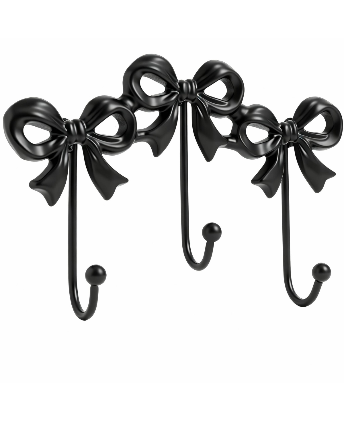 Click here for Draft - Cast Iron Bow Wall Hooks - Elegant Decor f... prices