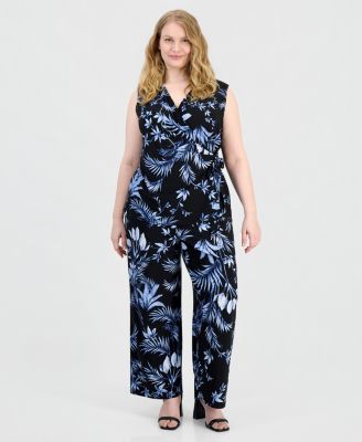 Click here for Anne Klein Plus Size V Neck Side Tie Wrap Top High... prices