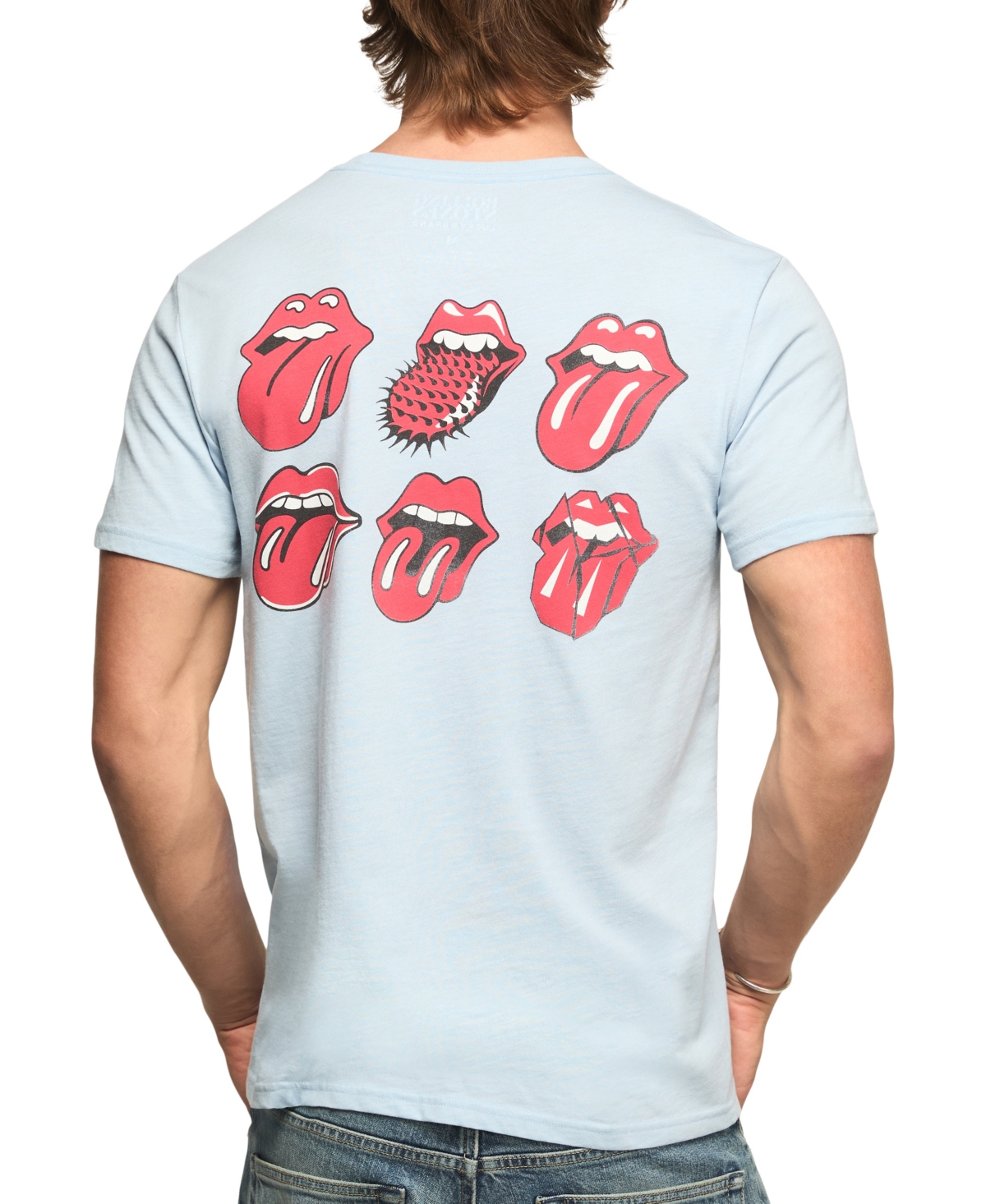 Click here for Lucky Brand Mens Rolling Stone Tongue T-Shirt - Ce... prices