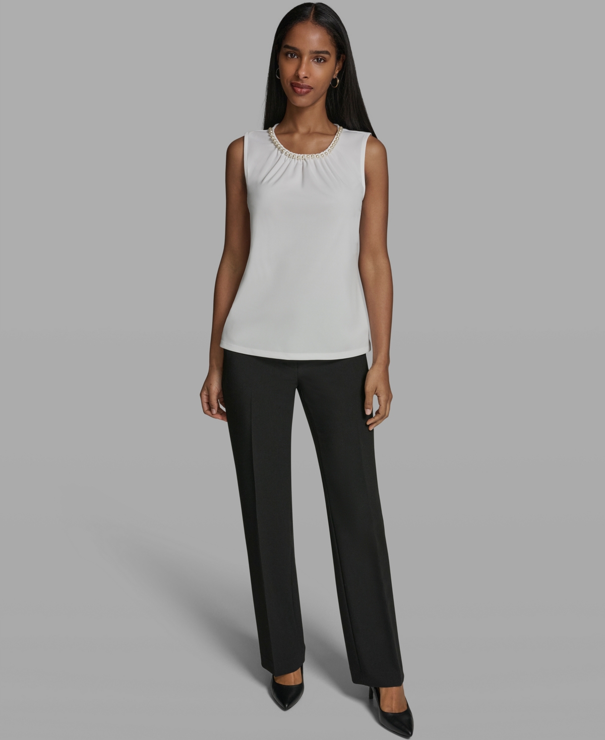 Click here for Karl Lagerfeld Paris Womens Crewneck Knit Top - So... prices