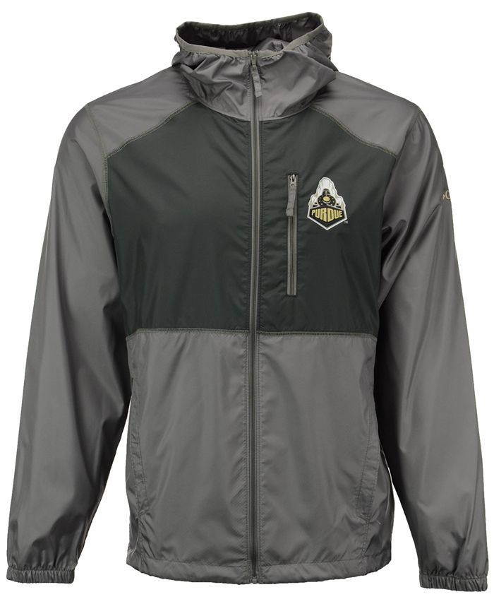 Columbia Men's Purdue Boilermakers Flash Forward Windbreaker Jacket ...