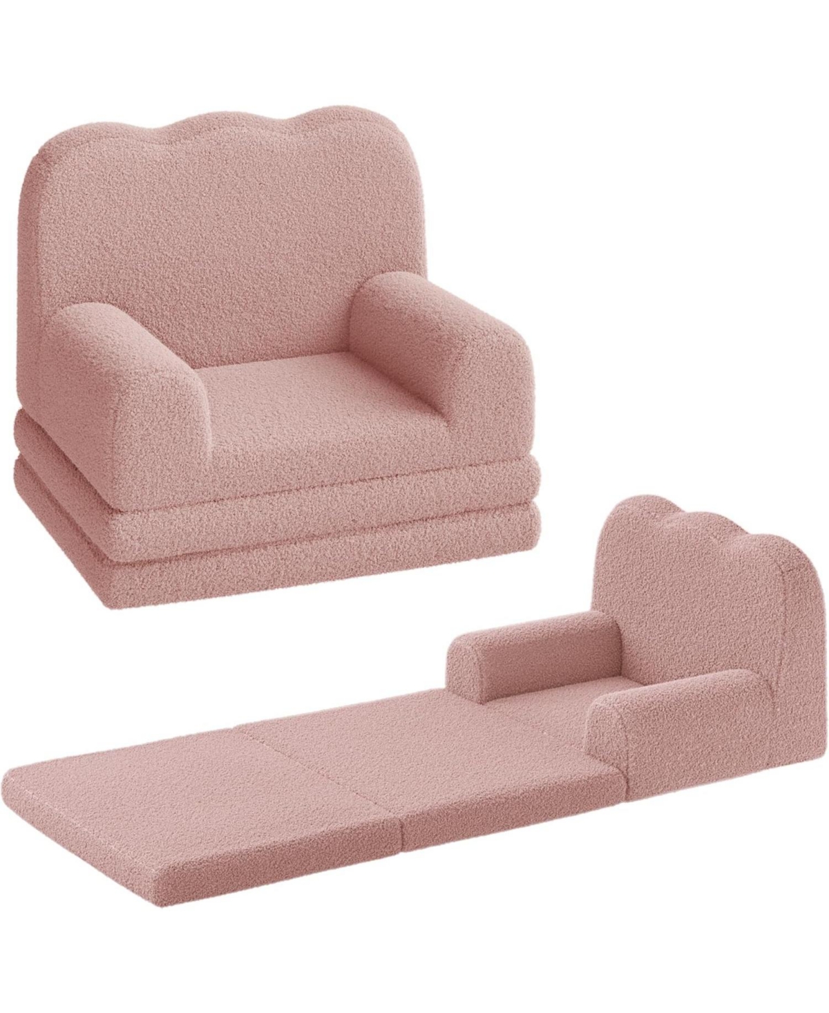 Click here for gaomon Kids Couch  2-in-1 Comfy Toddler Couch Fold... prices