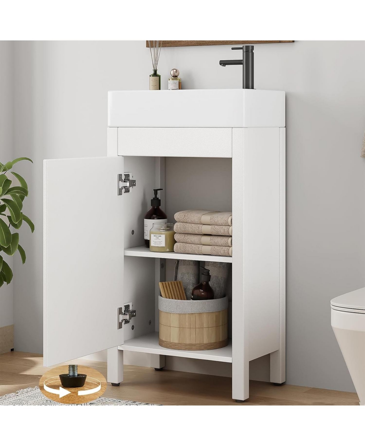 Click here for gaomon Home 16 inch Bathroom Vanity with Sink Vint... prices