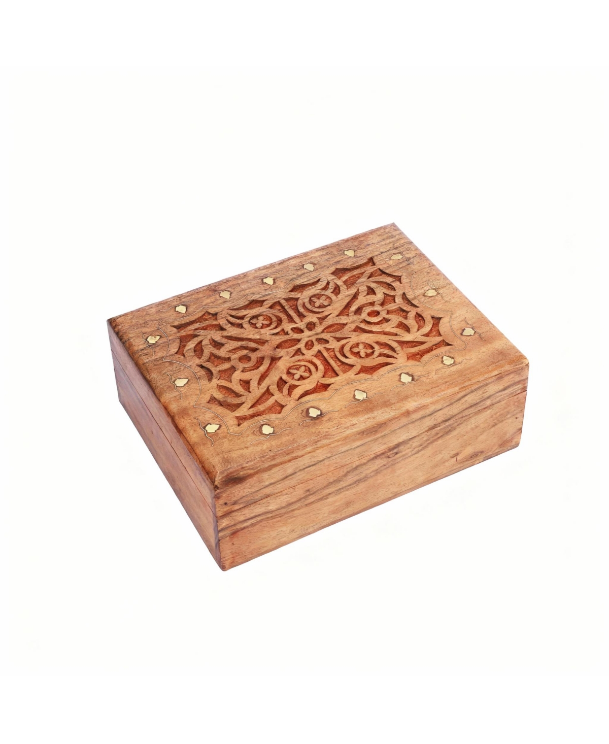 Click here for Yigii Handcrafted Celtic Wooden Treasure Chest for... prices