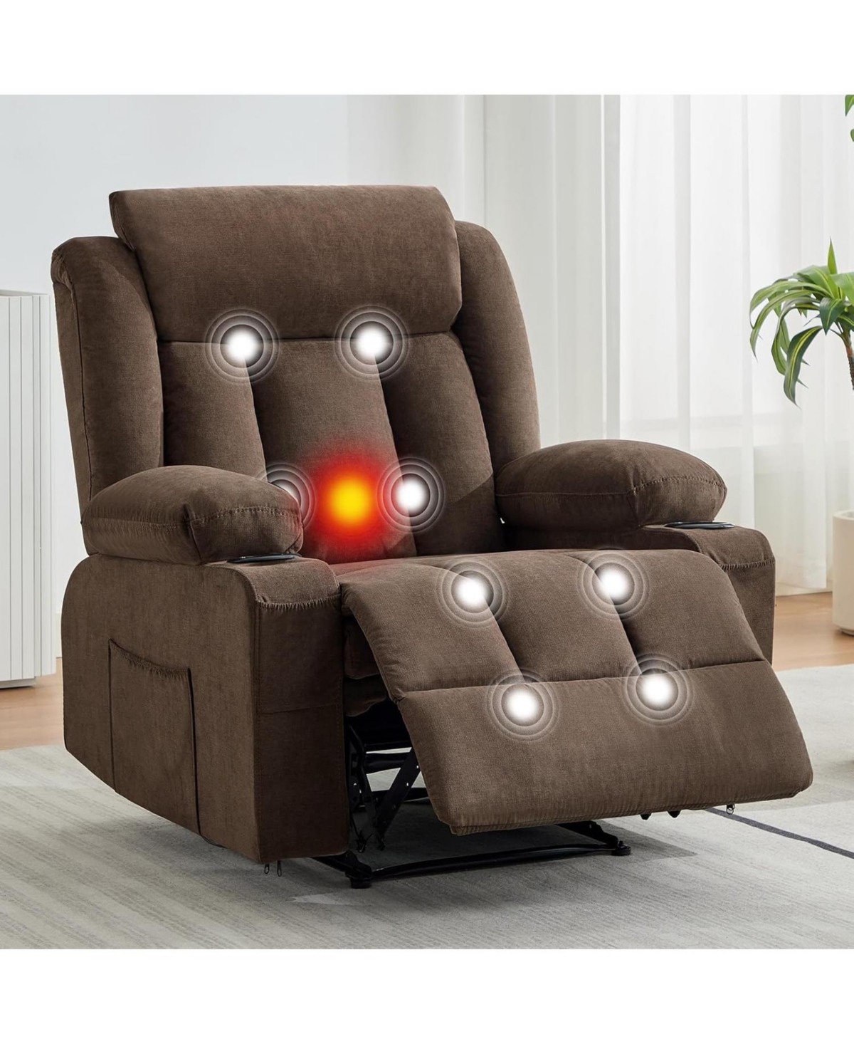 Click here for gaomon Manual Recliner Chair with Massage & Heat C... prices