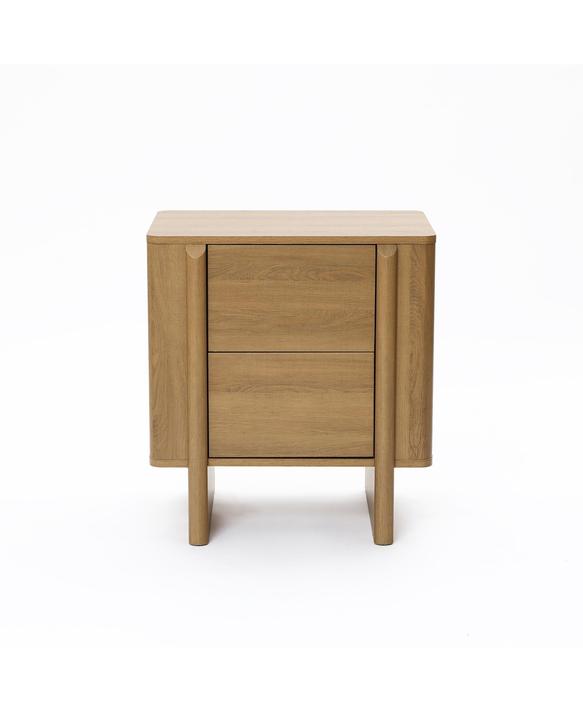 Click here for LuxenHome Mid-Century 2-Drawer Nightstand  23.6 En... prices