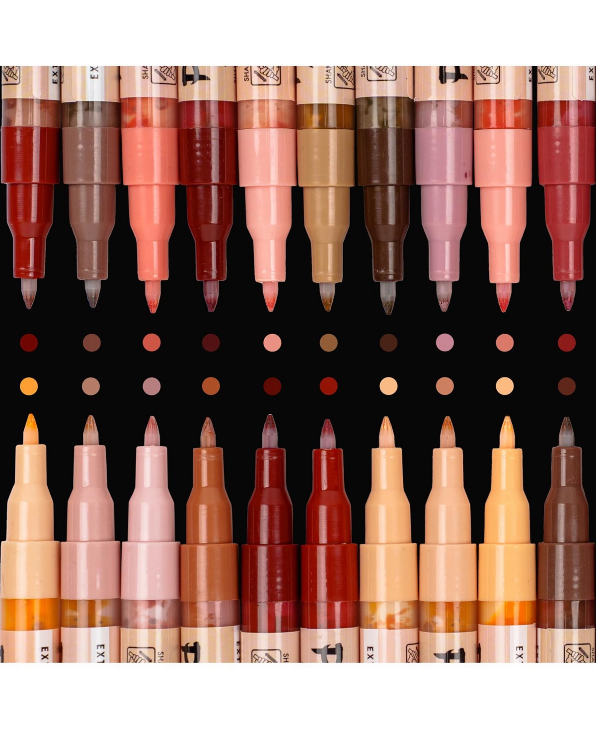 Click here for Pintar Skin Tone Markers Extra Fine Tip - Skin Ton... prices