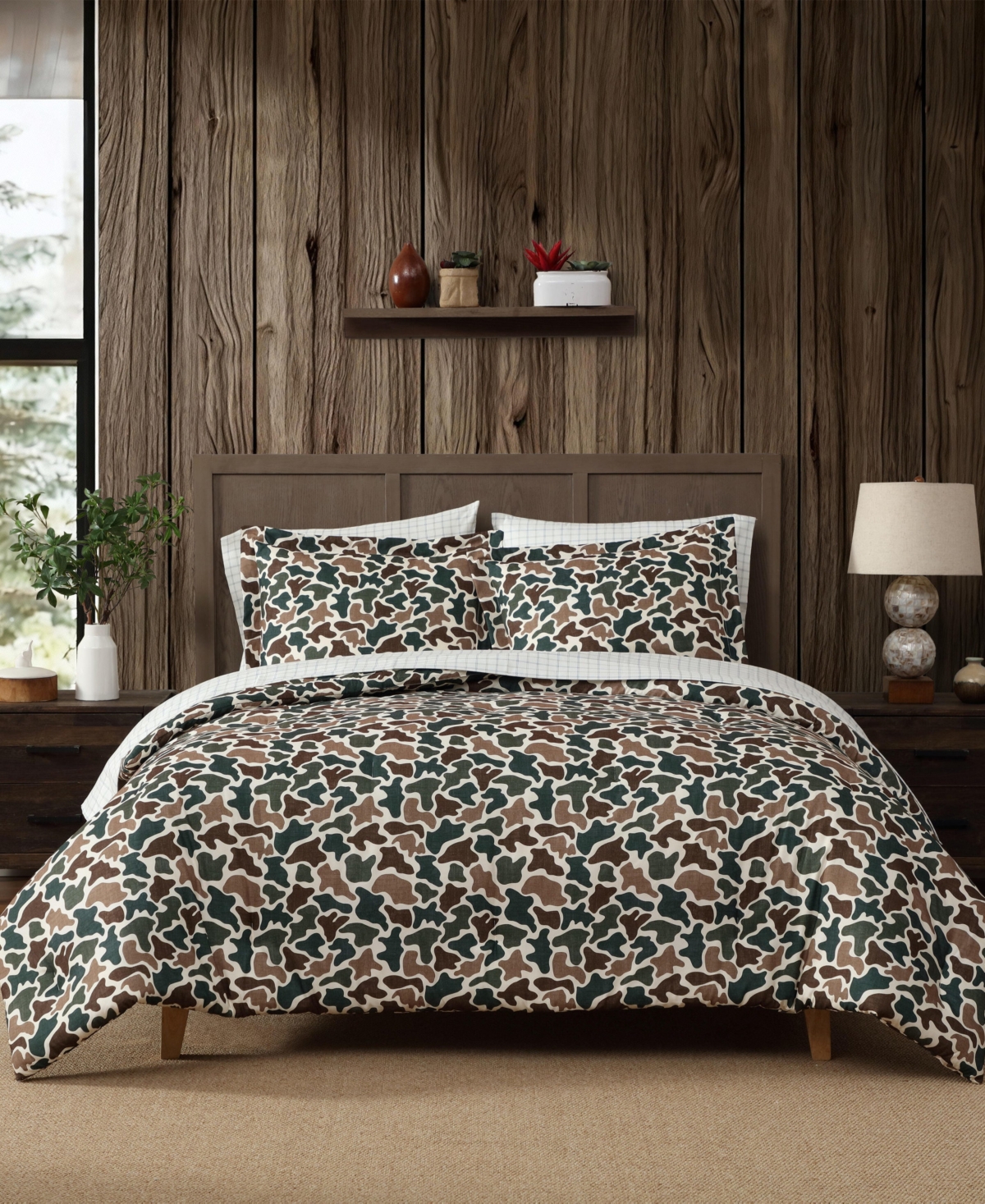 Click here for Eddie Bauer Mod Camo Print 5-Pc. Comforter Set  Tw... prices