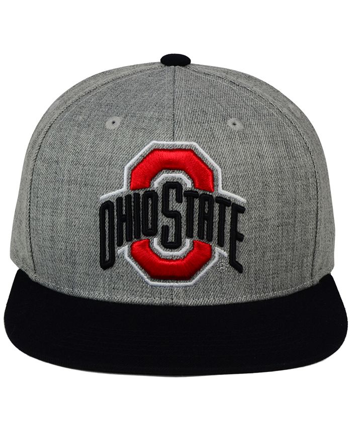 J America Ohio State Buckeyes Power Heather Snapback Hat - Macy's