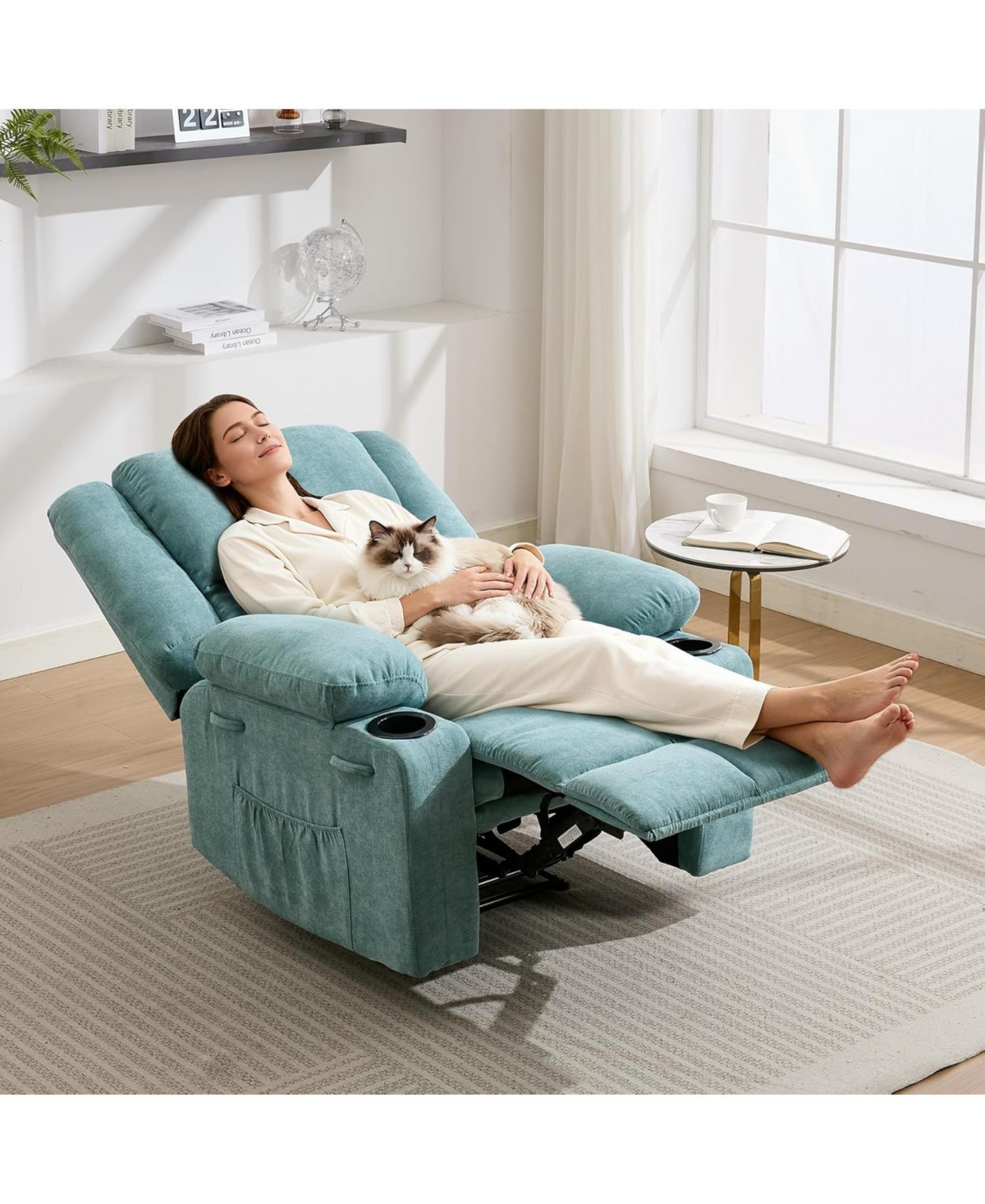 Click here for gaomon Manual Recliner Chair with Heating & 8-Poin... prices