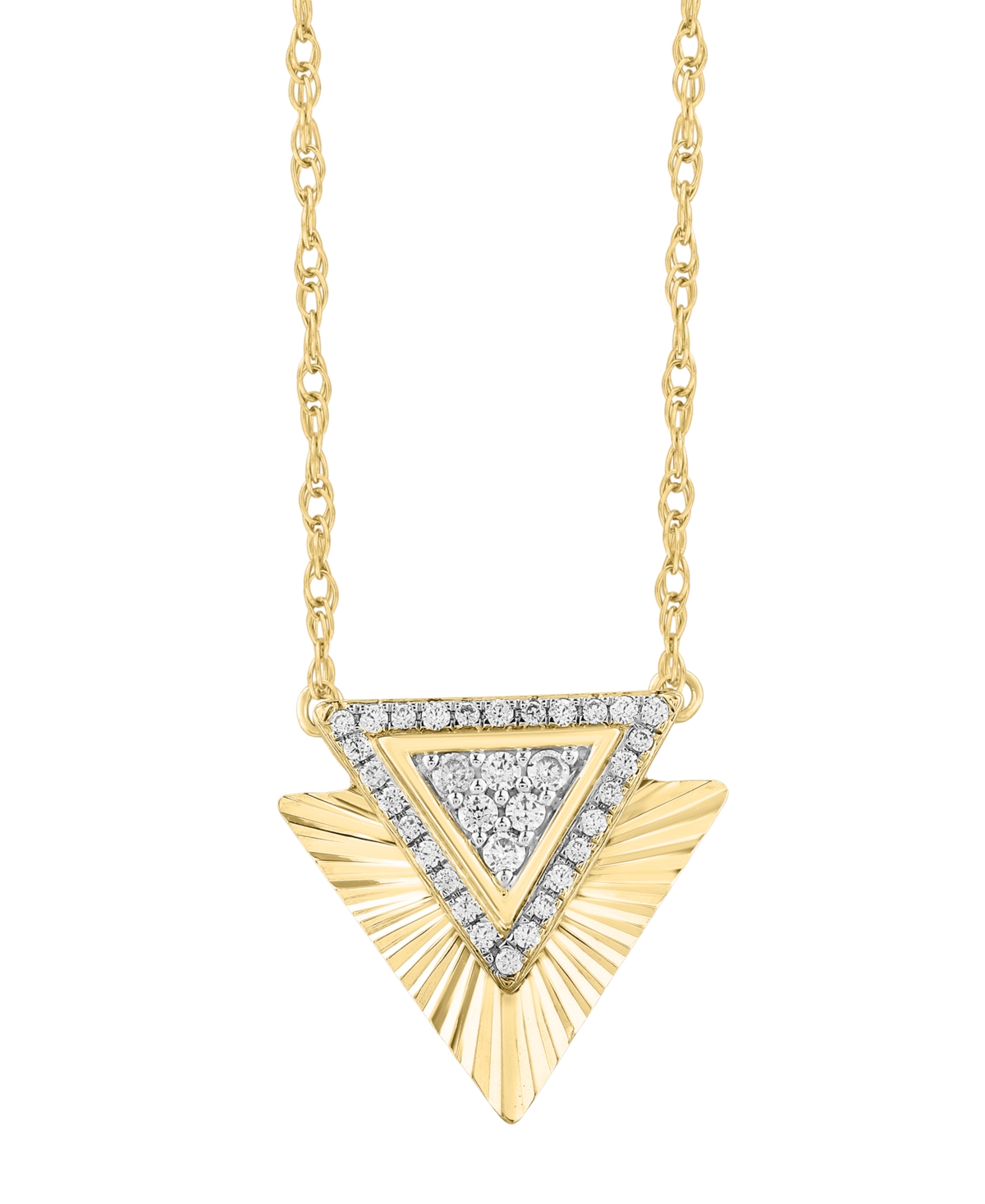Click here for Macys Diamond Pendant Necklace (1/5 ct. t.w.) in 1... prices