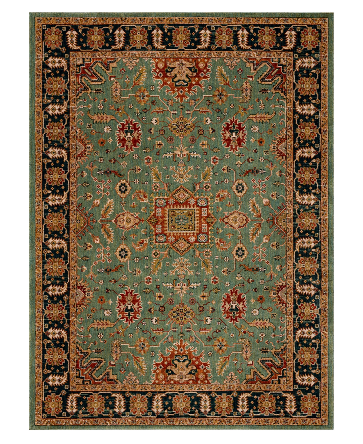 Click here for Closeout! Karastan Spice Market Deir Aquamarine 96... prices