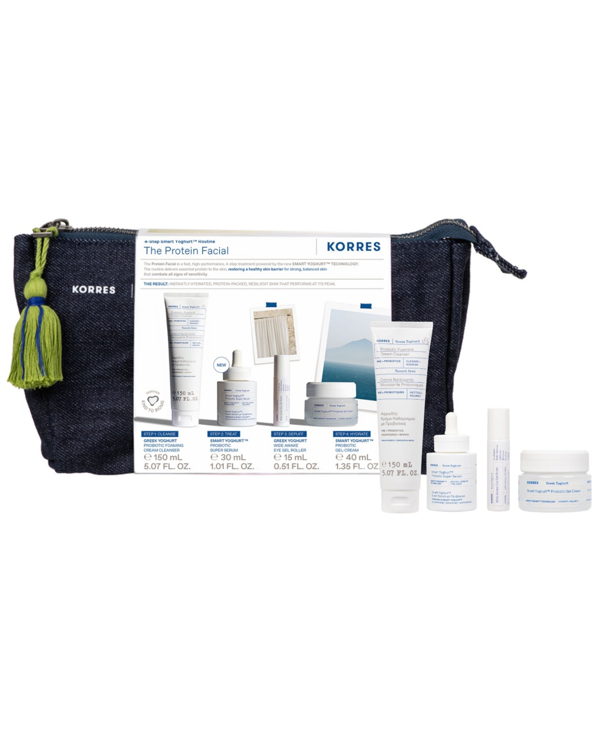 Click here for Korres 4-Pc. Greek Yoghurt Protein Facial Set prices