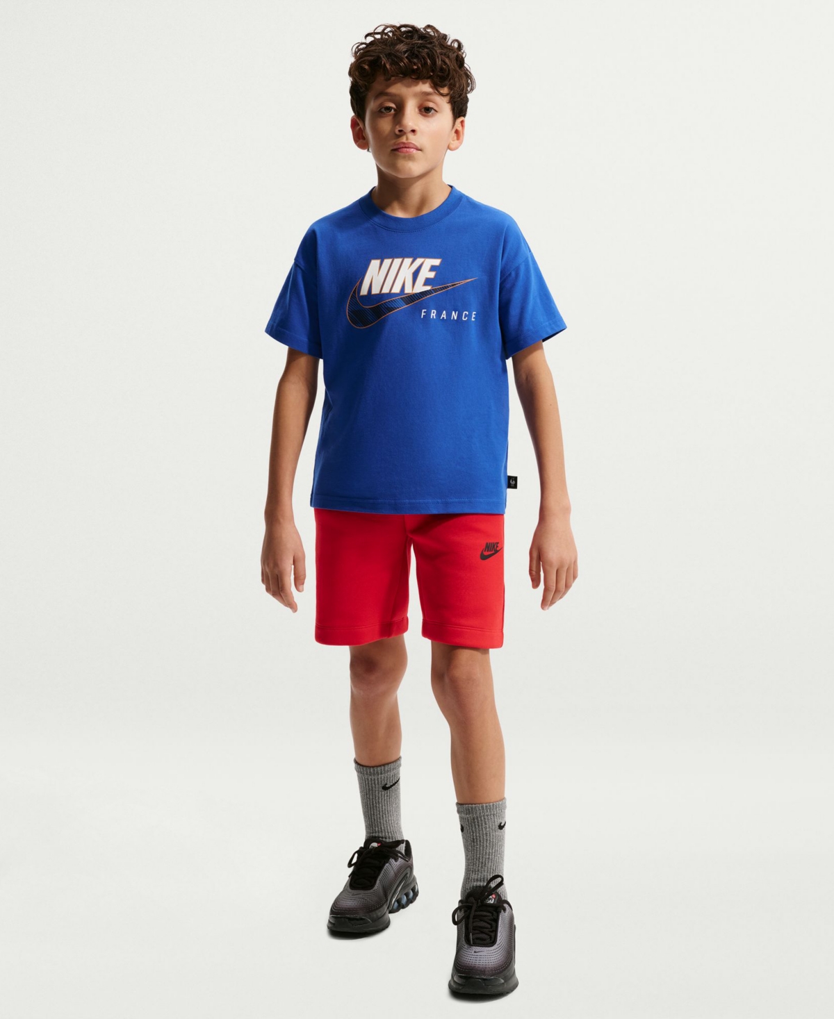Click here for Nike Boys Futura Logo Detail Soccer T-Shirt - Game... prices