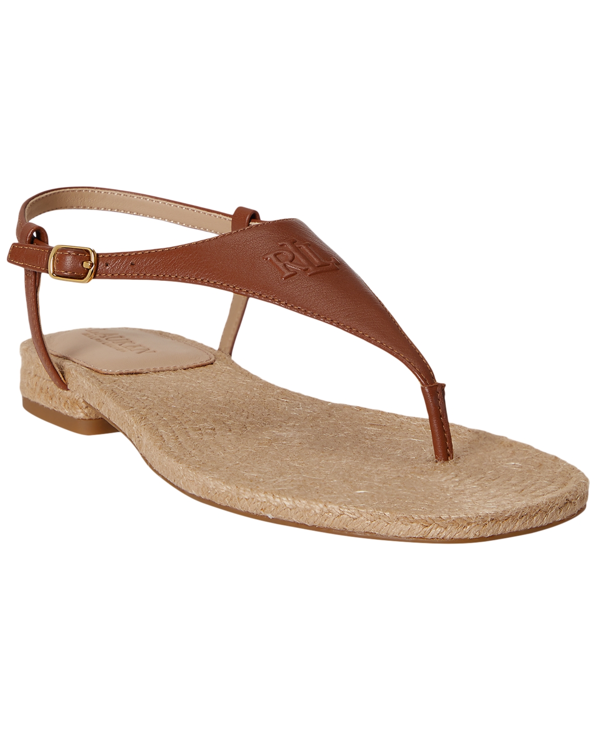 Click here for Lauren Ralph Lauren Womens Everley Flat Sandals -... prices