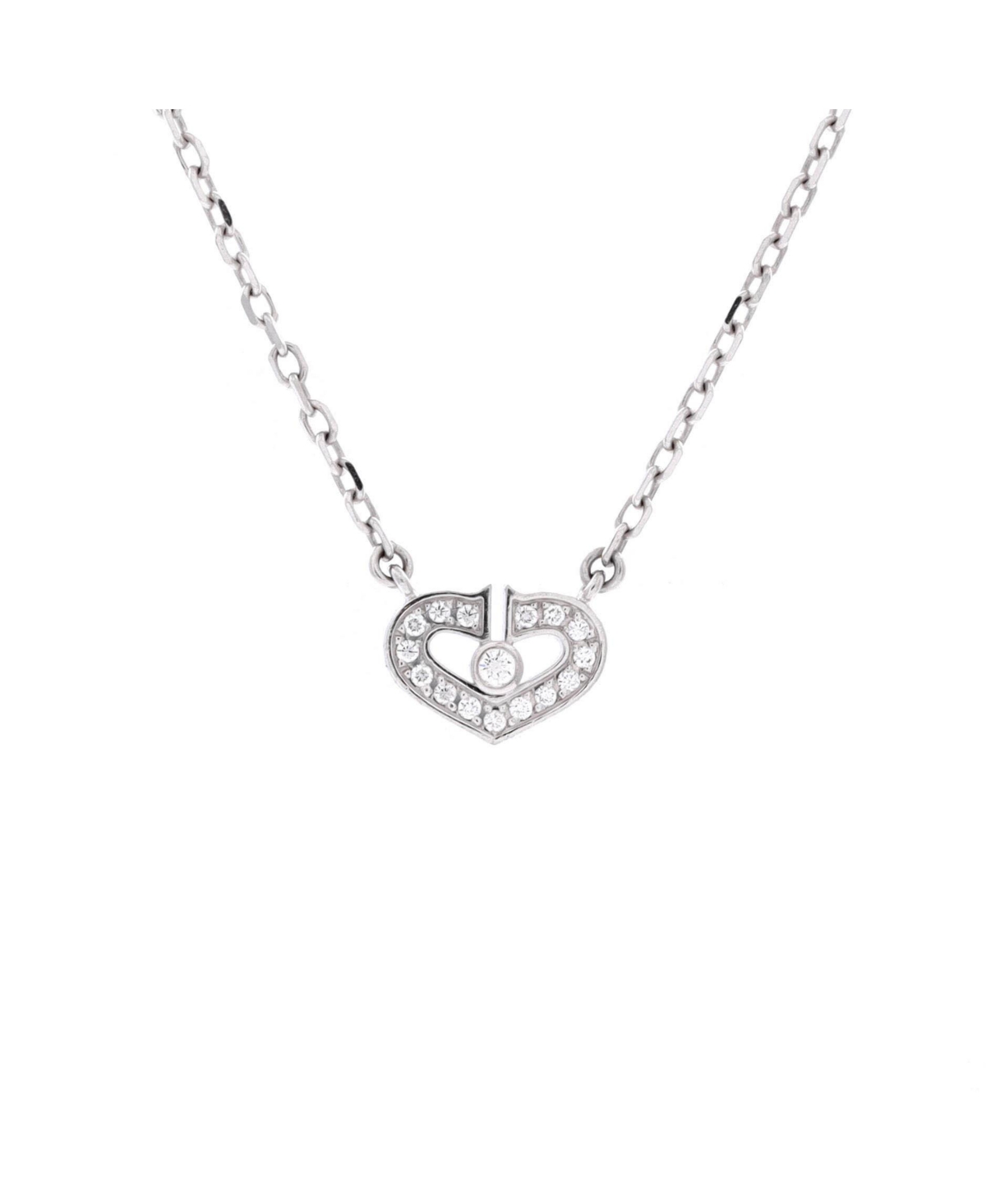 Click here for Pre-Owned Cartier C Heart de Cartier Pendant Neckl... prices