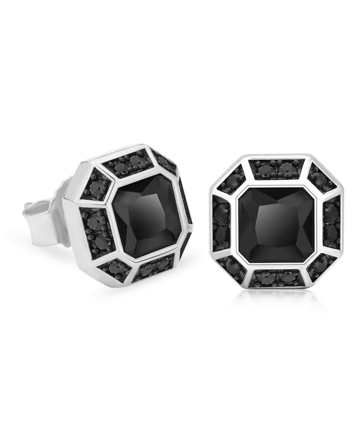 Click here for Rhona Sutton Mens Stud Earrings in 14k White Gold... prices