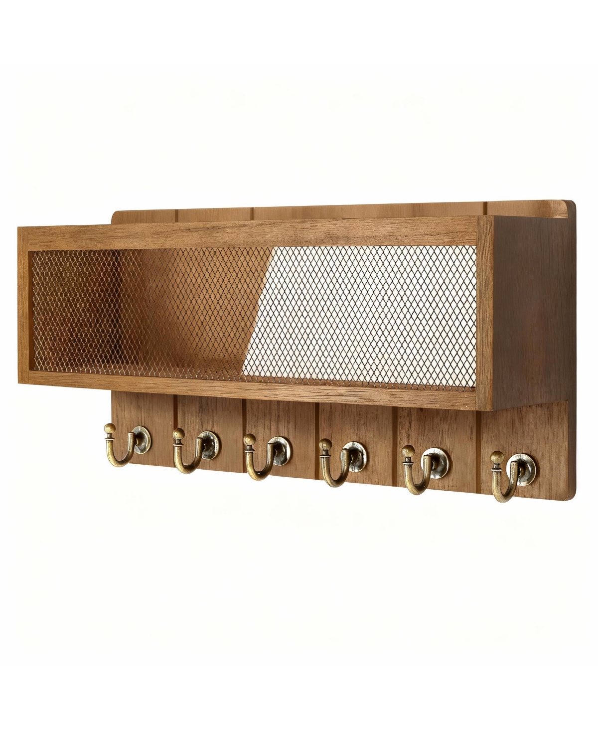 Click here for Yigii Rustic Key & Mail Holder with 6 Hooks - Stur... prices