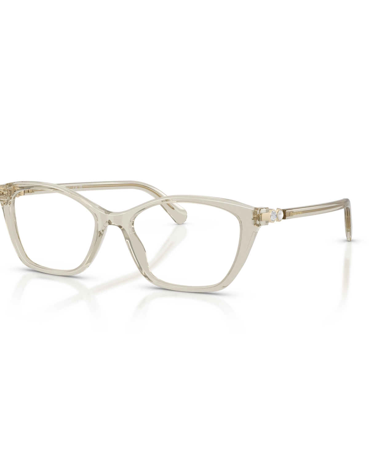 Click here for Swarovski Womens Pillow Eyeglasses  SK2065 - Beige prices