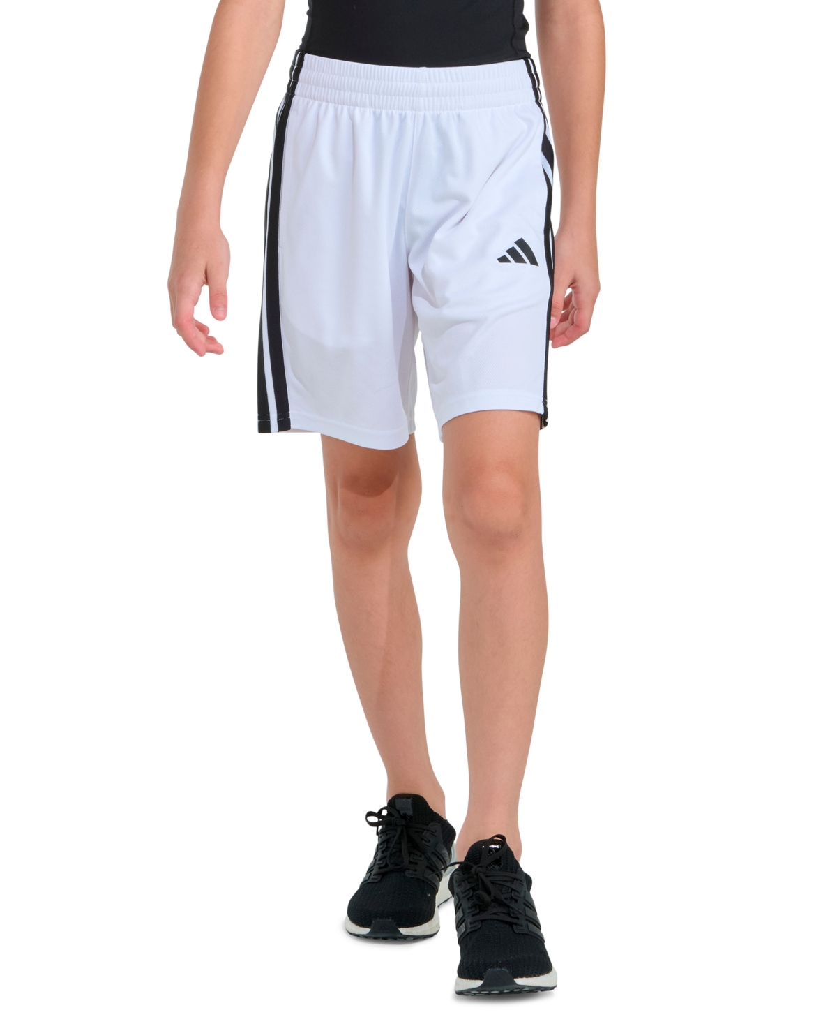 Click here for adidas Boys 8-18 Elastic Waistband Drawcord Shorts... prices