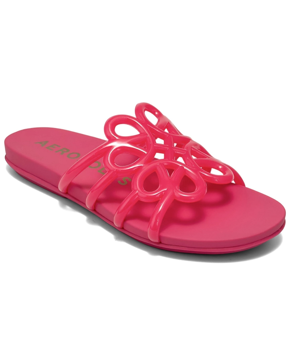 Click here for Aerosoles Womens Frida Open Toe Flat Sandals - Mag... prices