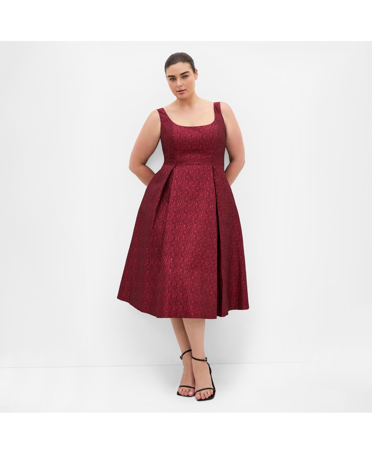 Click here for City Chic Womens Estella Floral Midi Dress - Love... prices