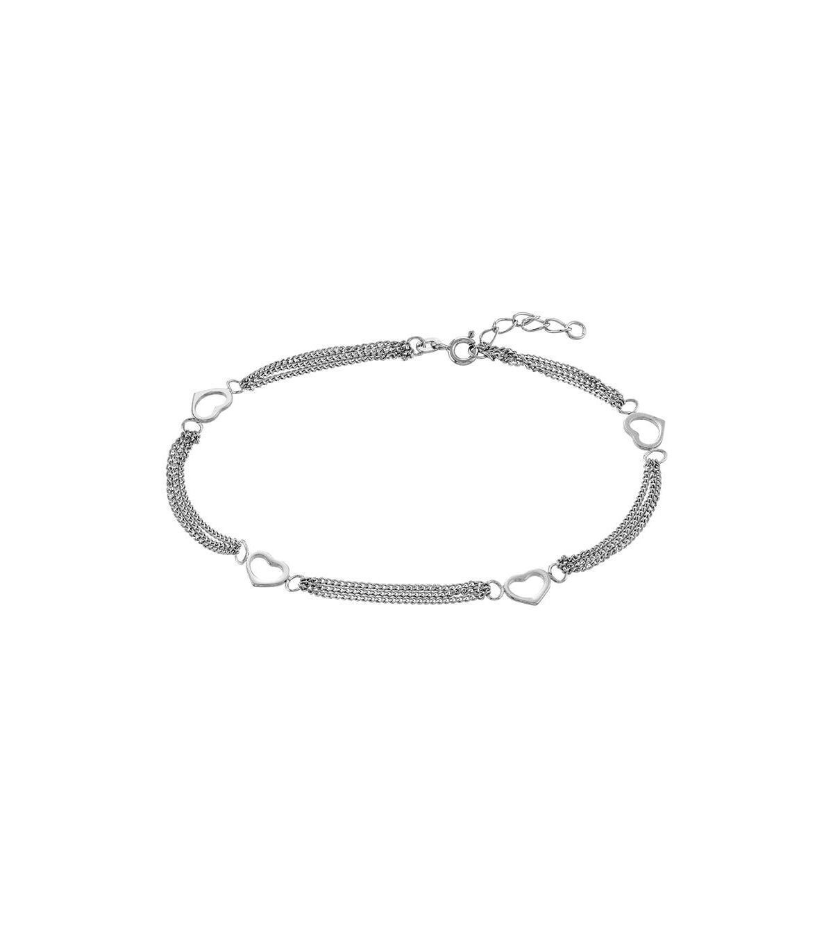 Click here for Curata Jewelry 925 Sterling 10 Inch Rhodium Plated... prices
