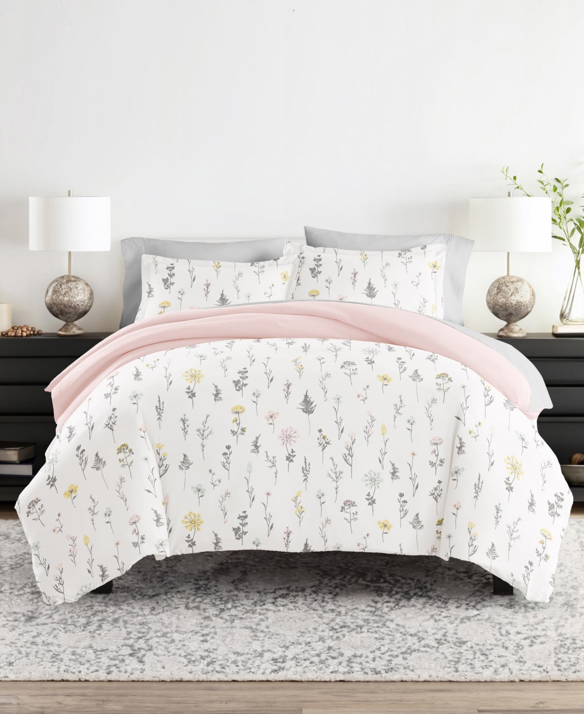 Click here for ienjoy Home Bedding Bundle Patterned 8-Piece Comfo... prices