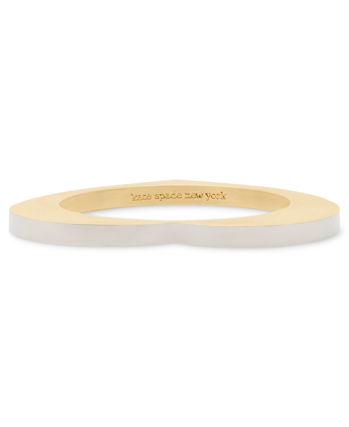 Click here for kate spade new york Two-Tone Heart Bangle - Yellow prices