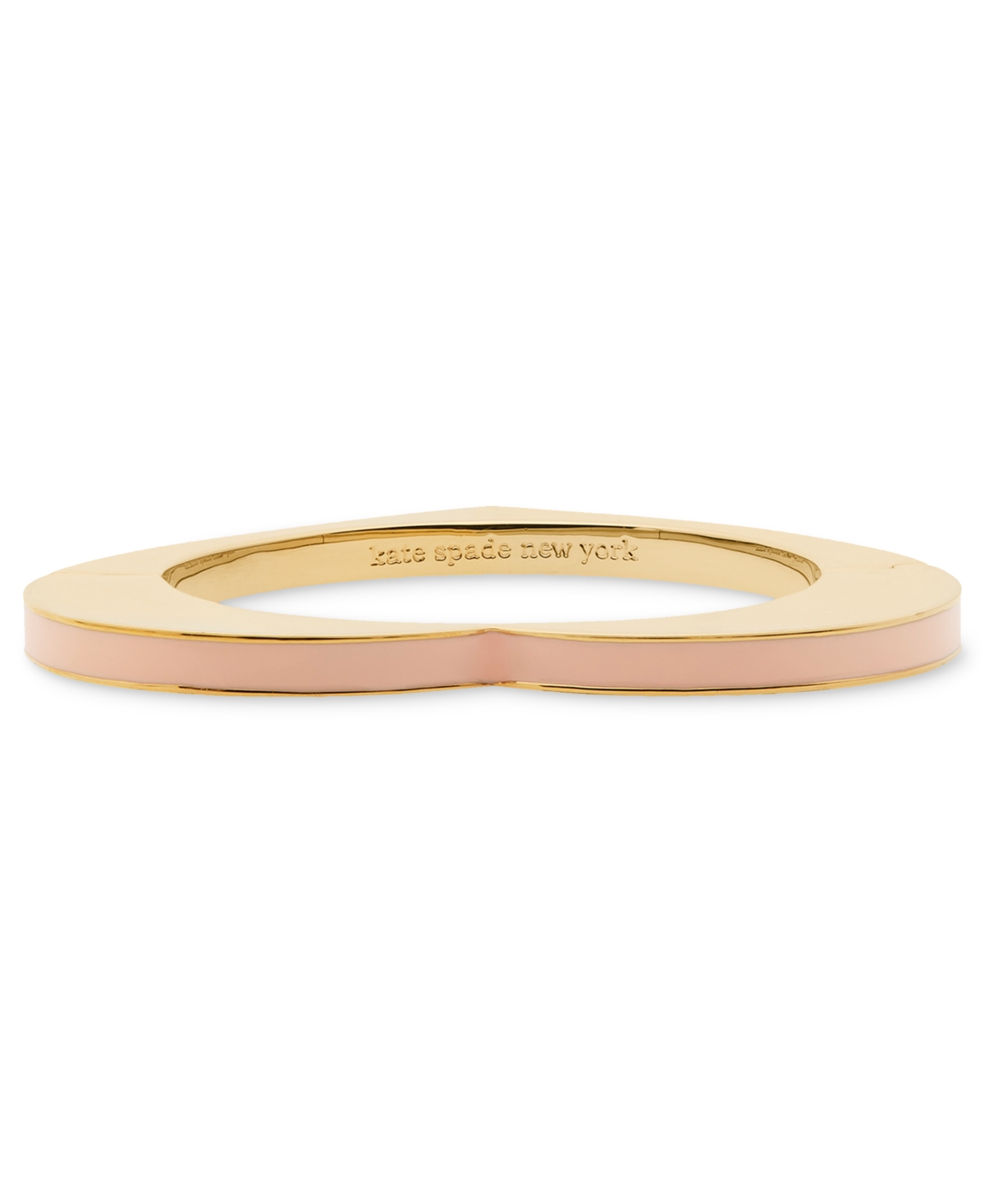 Click here for kate spade new york Two-Tone Heart Bangle - Pink prices