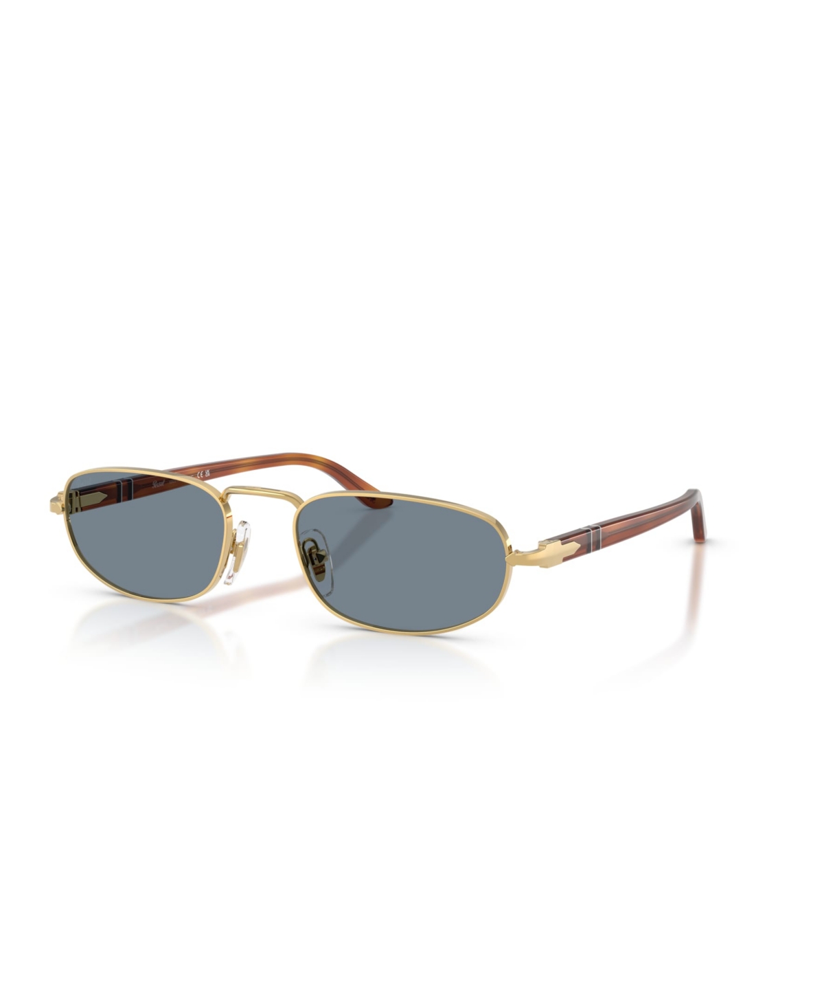 Click here for Persol Unisex Rectangle Sunglasses  PO1028S - Gold prices