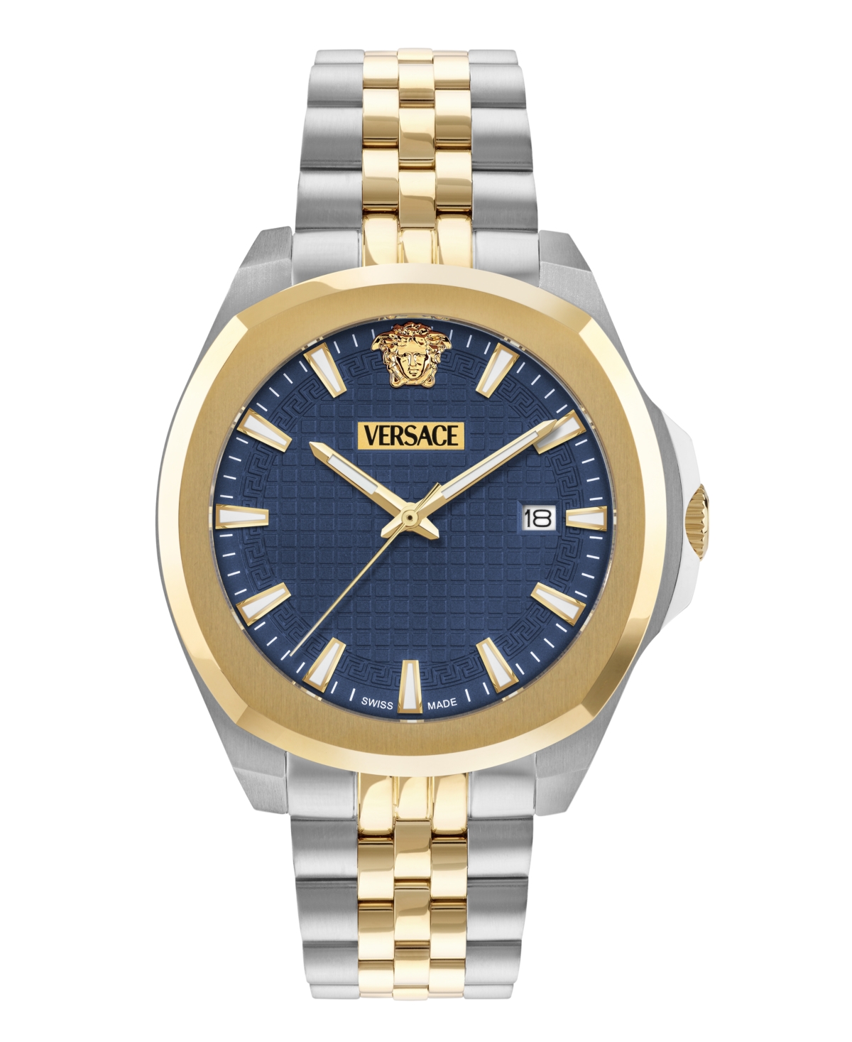 Click here for Versace Mens Luxury Two-Tone Stainless Steel Brace... prices