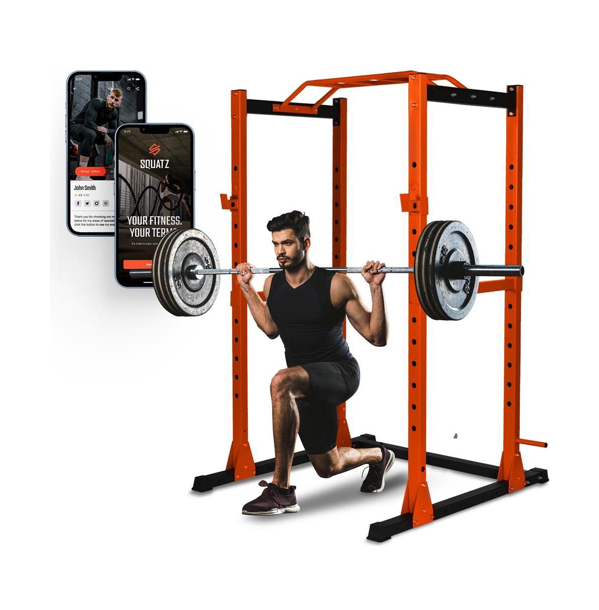 Click here for Squatz Adjustable Squat Rack Stand  Heavy-Duty Bar... prices